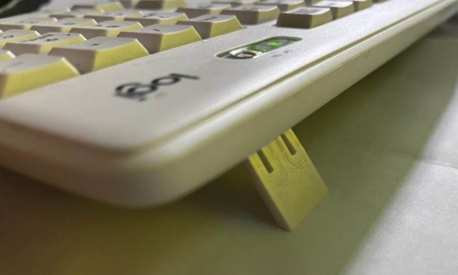 Free STL file Tastaturfüße - Keyboard feet (Logitech MK295 and other) ⌨ ...