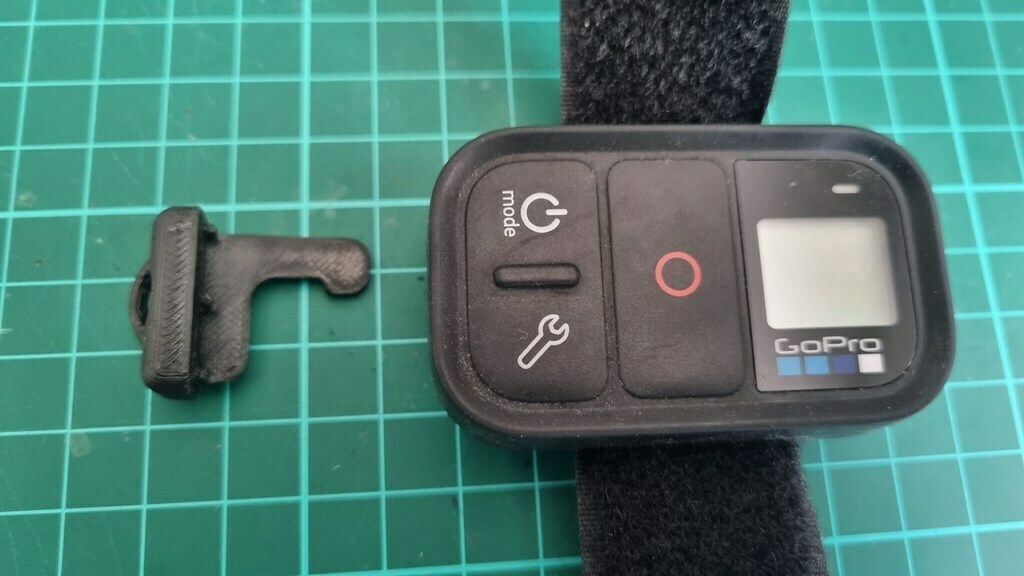 Free 3D file GOPRO Remote cap 🧢・3D printer model to download・Cults