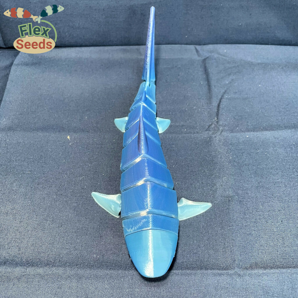 🐅 Flexi Tiger Shark (print-in-place)・Free STL File for 3D printing・Cults