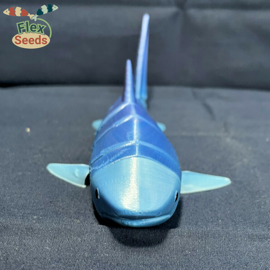 🐅 Flexi Tiger Shark (print-in-place)・Free STL File for 3D printing・Cults