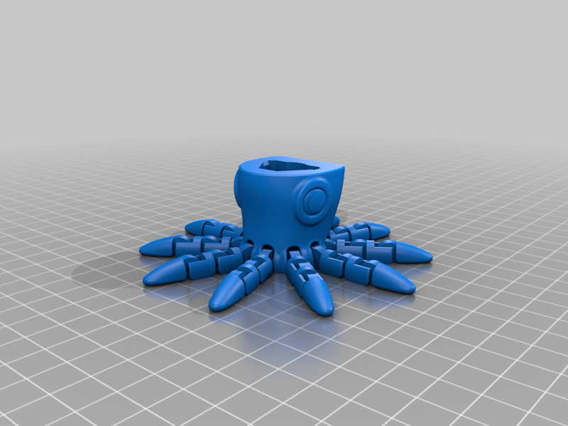 🦑 Flexi Squid & Ammonite Set・Free 3D File for ・Cults
