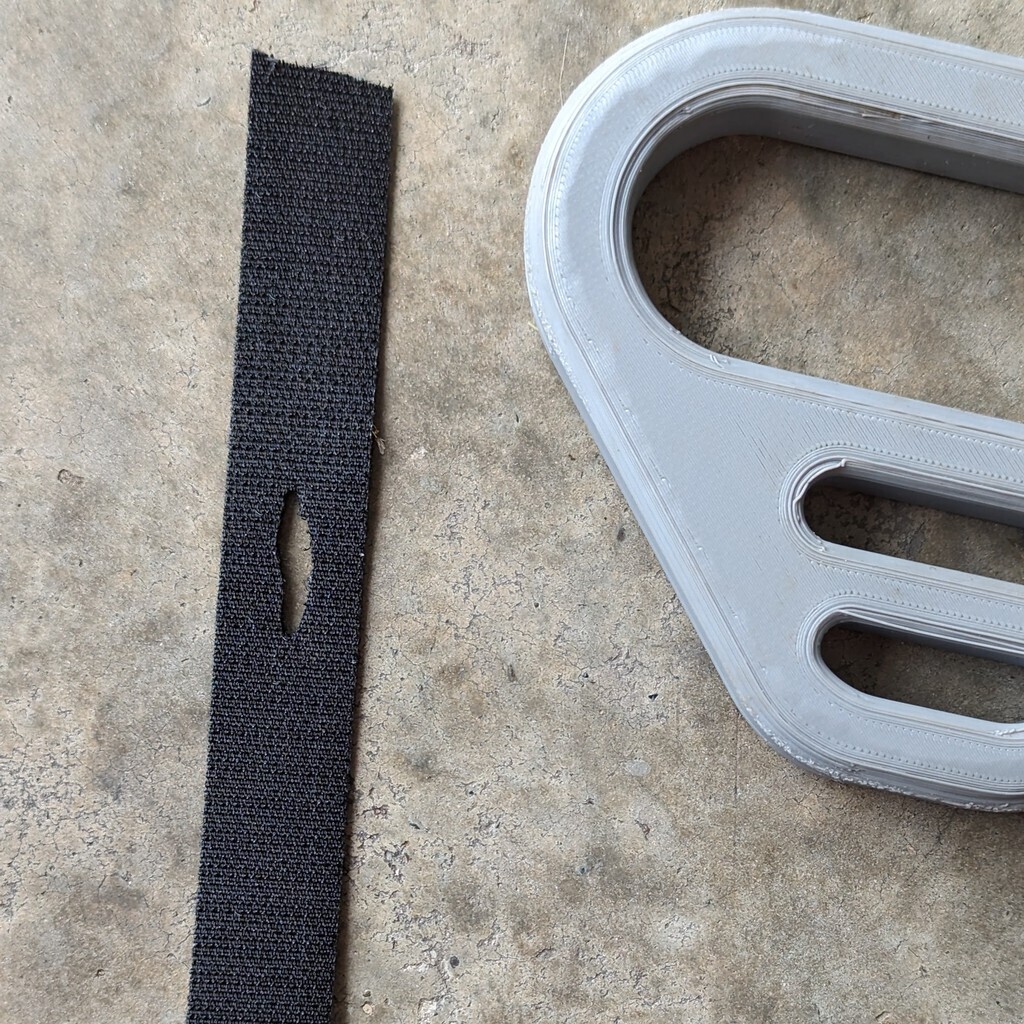 🏢 Velcro Wrap Strap Handle・Free 3D File for ・Cults