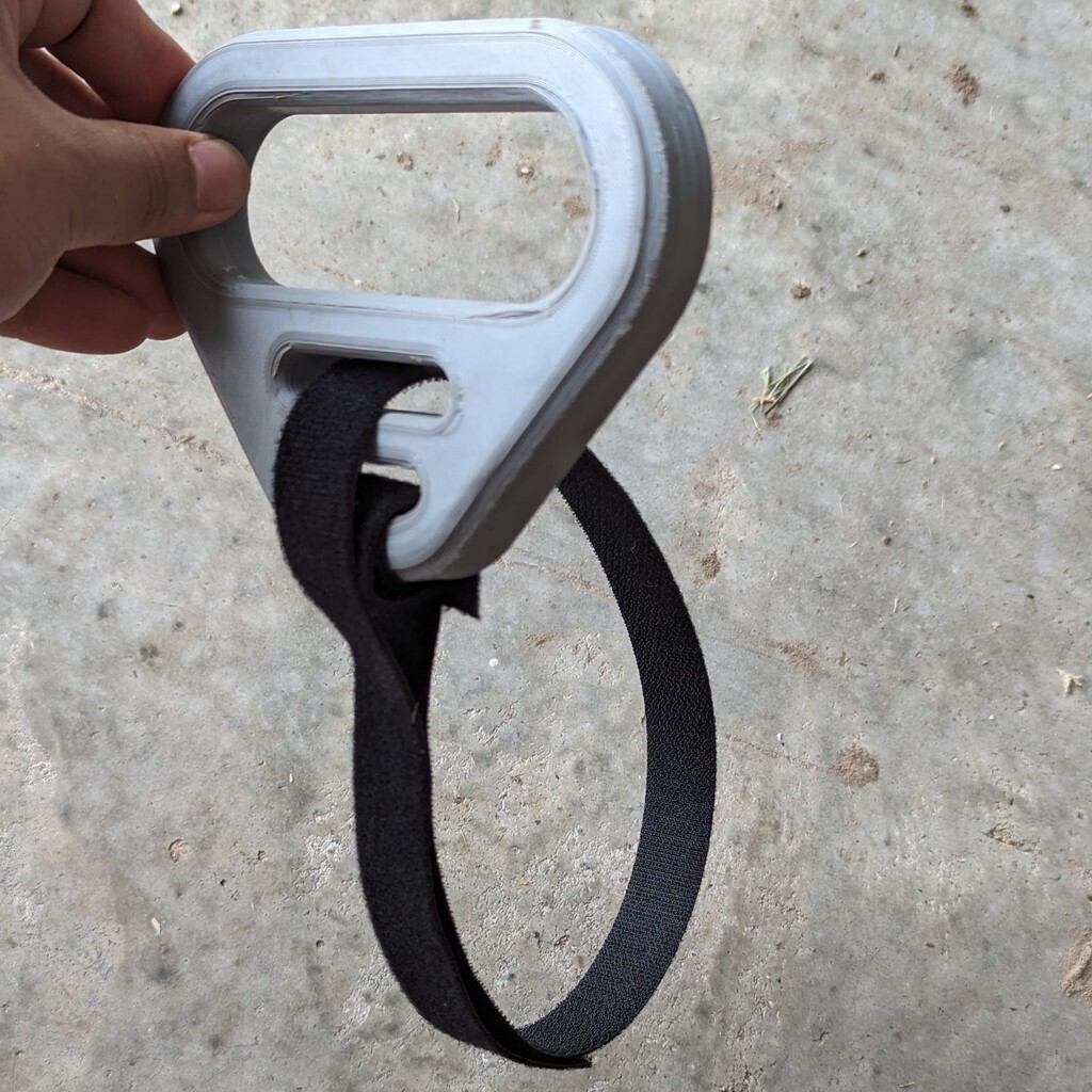 🏢 Velcro Wrap Strap Handle・Free 3D File for ・Cults