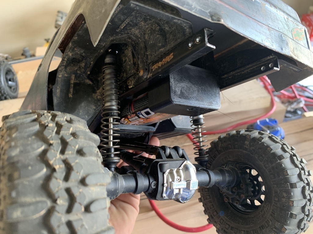 🔋 Trx4 LCG battery mount with rear crossmember FOR USE WITH LIFT KIT ...