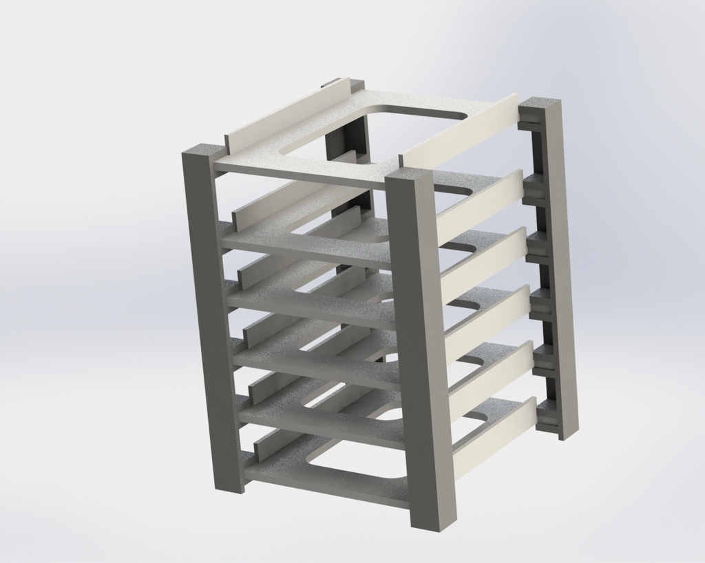 🏢 External HD stack shelf・Free 3D File for ・Cults
