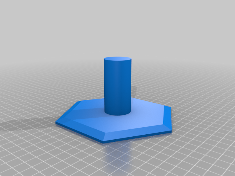 Free 3D file Hex Display Stand for Staff Topper 🪞 ・Template to download ...