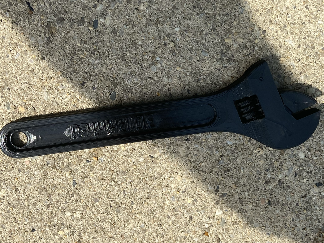 3D printable Fully assembled 3D printable wrench・Cults