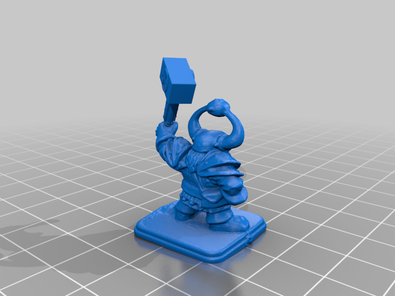 ⚔ Heroquest - Chaos Dwarf・Free 3D File for ・Cults