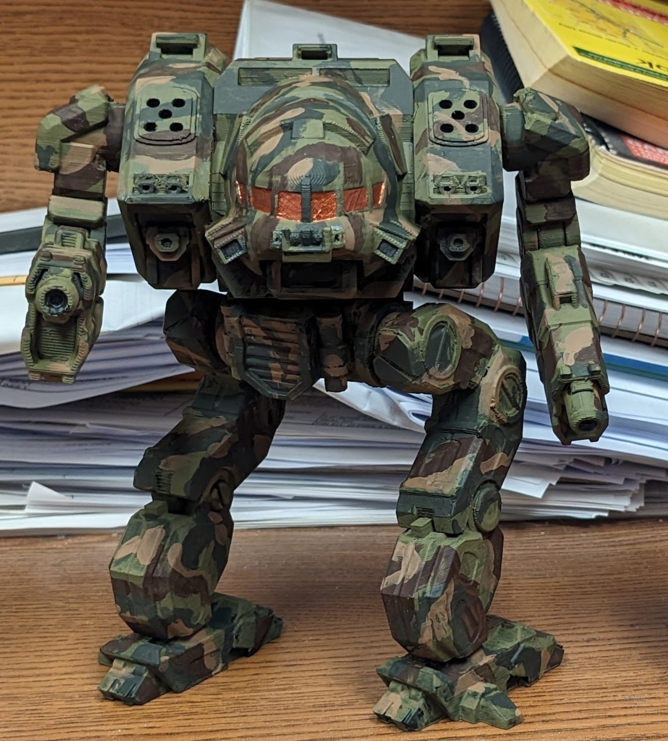 3D print Articulated MWO Linebacker Mech・Cults
