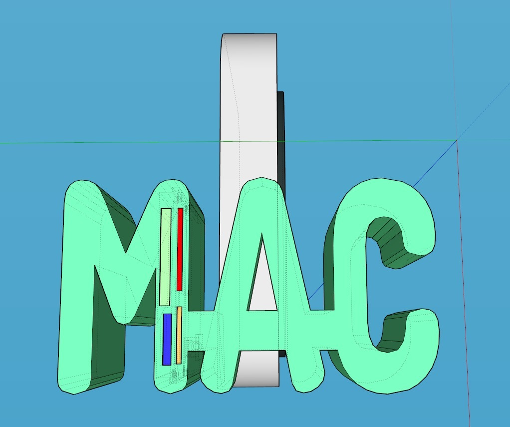 Free STL file Mac Mini Stand with Flash Reader 🖥️ ・3D printing idea to ...