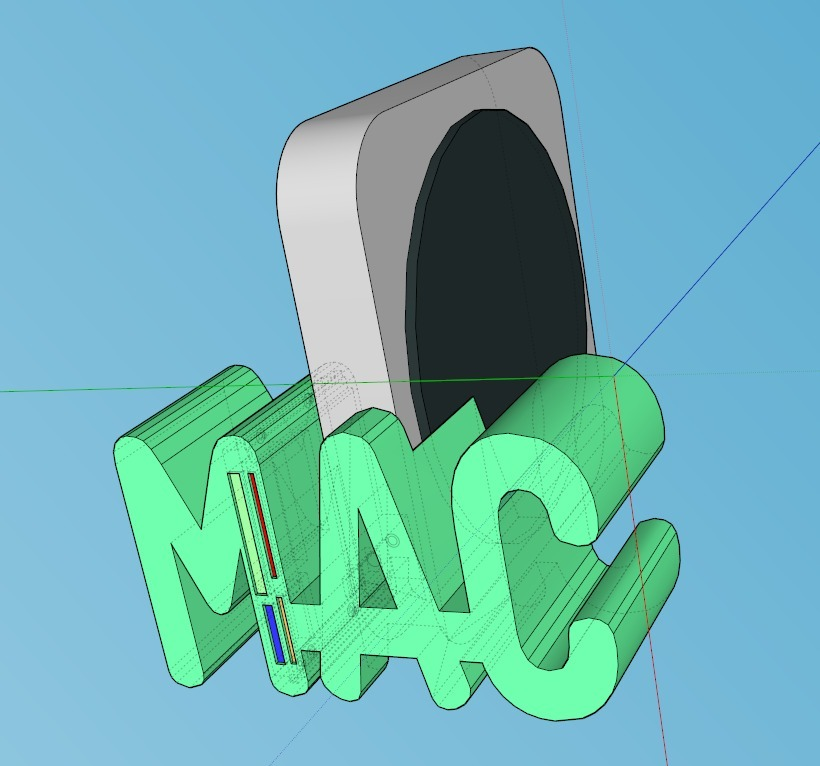 Free STL file Mac Mini Stand with Flash Reader 🖥️ ・3D printing idea to ...