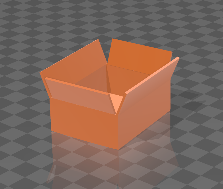 📦 Basic Cardboard Box・Free 3D File for ・Cults