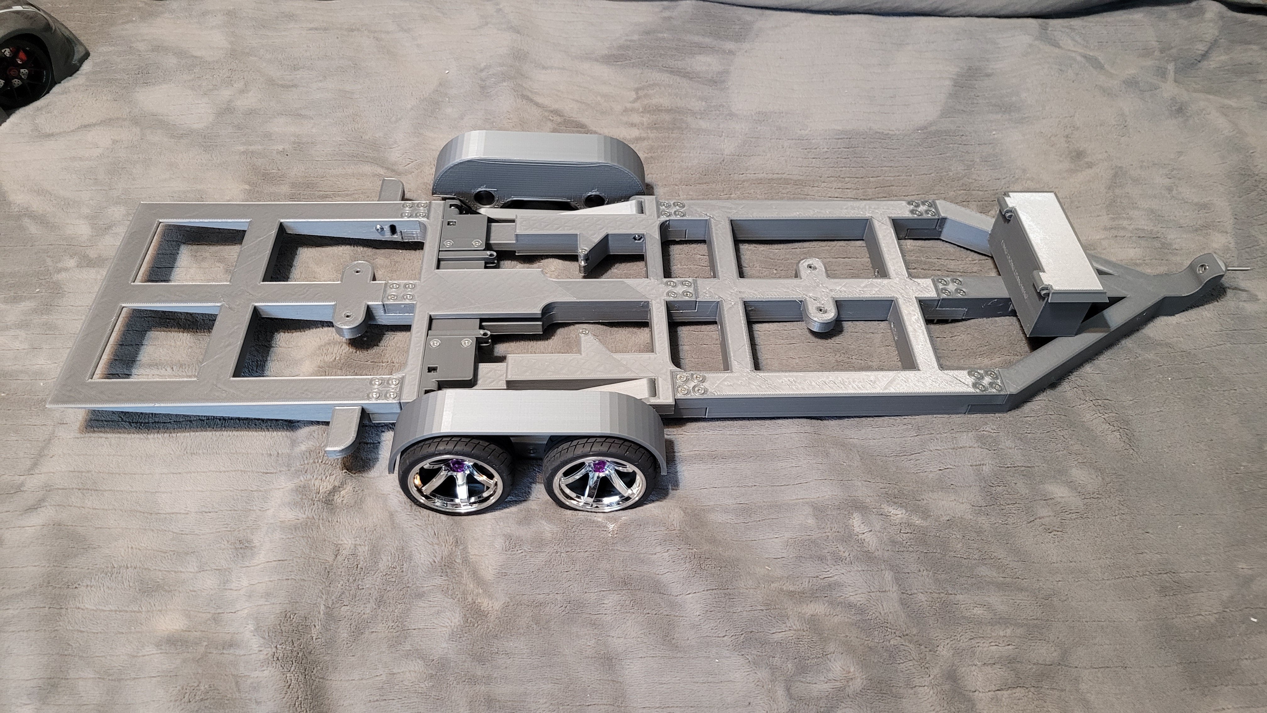 3D printing 1:10 rc drop deck trailer・Cults