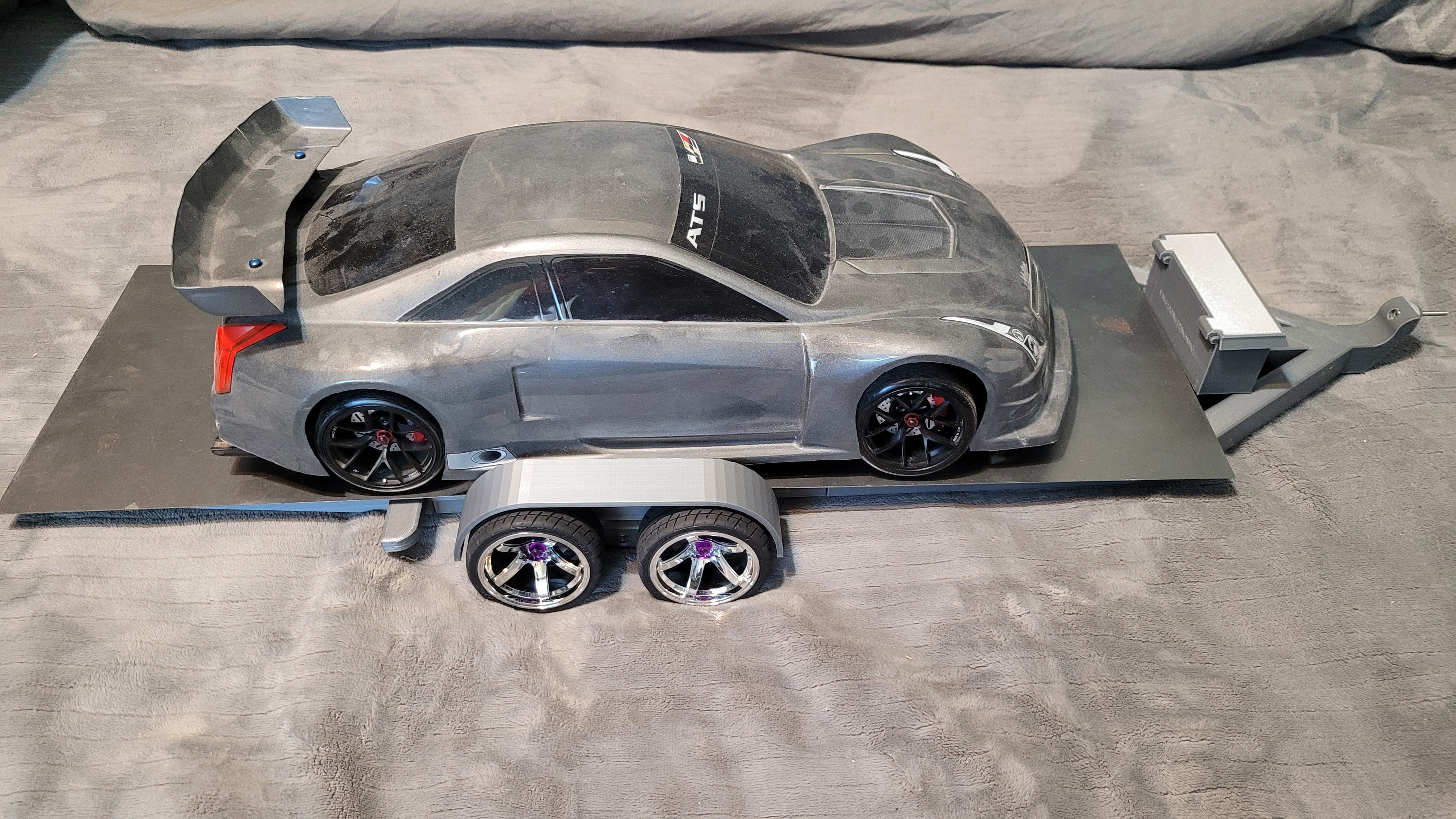 3D printing 1:10 rc drop deck trailer・Cults