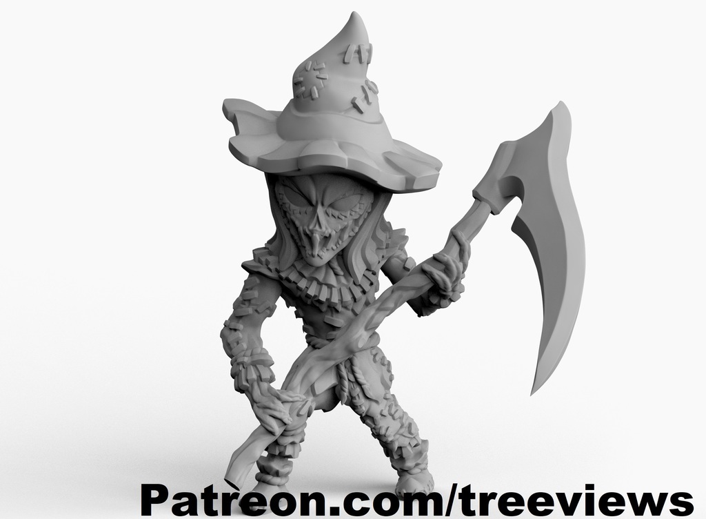 Arquivo grátis 3D ScareCrow mini 🎲 ・Modelo para baixar e imprimir em 3D ...