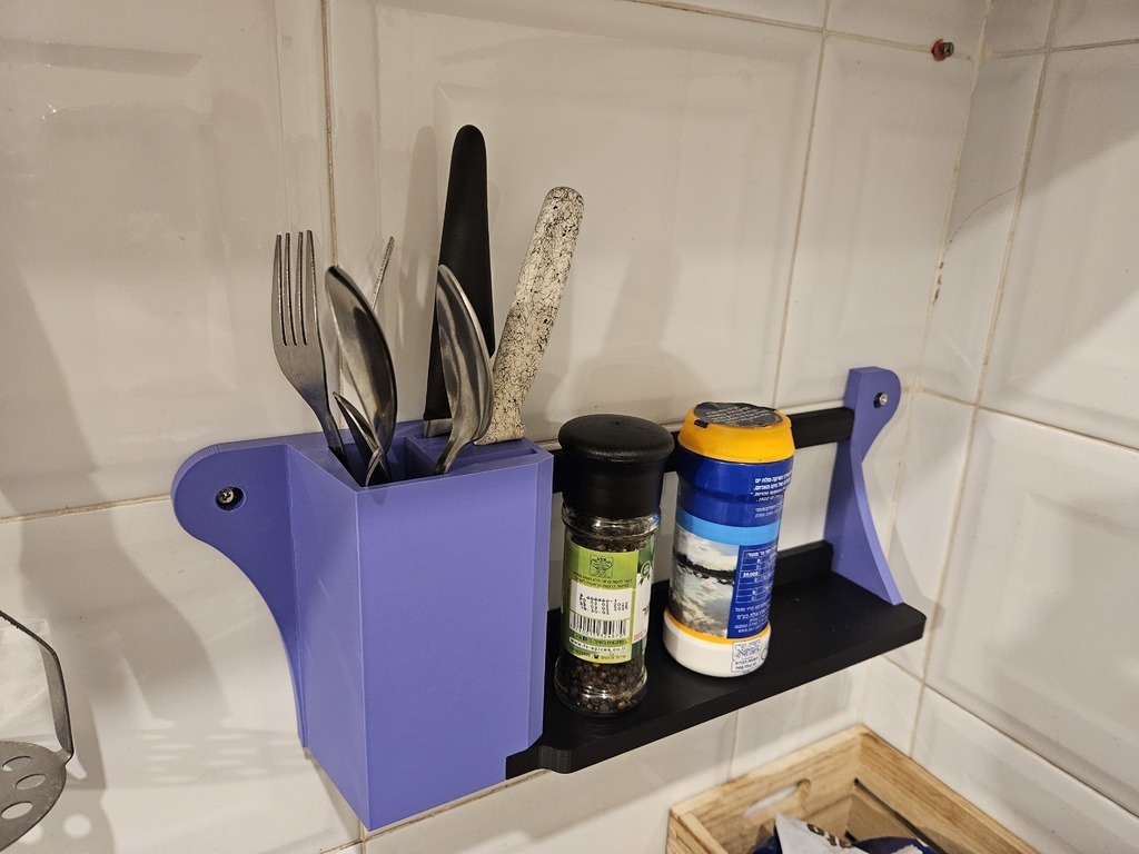 Free 3D file Kitchen shelf / organizer 🔪・3D print model to download・Cults