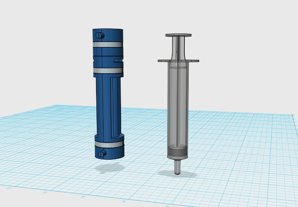 Arquivo grátis 3D Kit de pistón hidráulico para jeringa Luer Slip de 5 ...