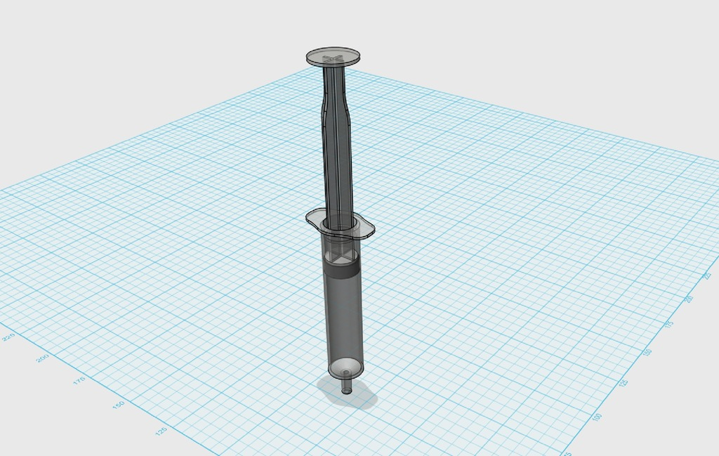 💉 5ml Luer Slip Syringe Model・Free 3D File for ・Cults