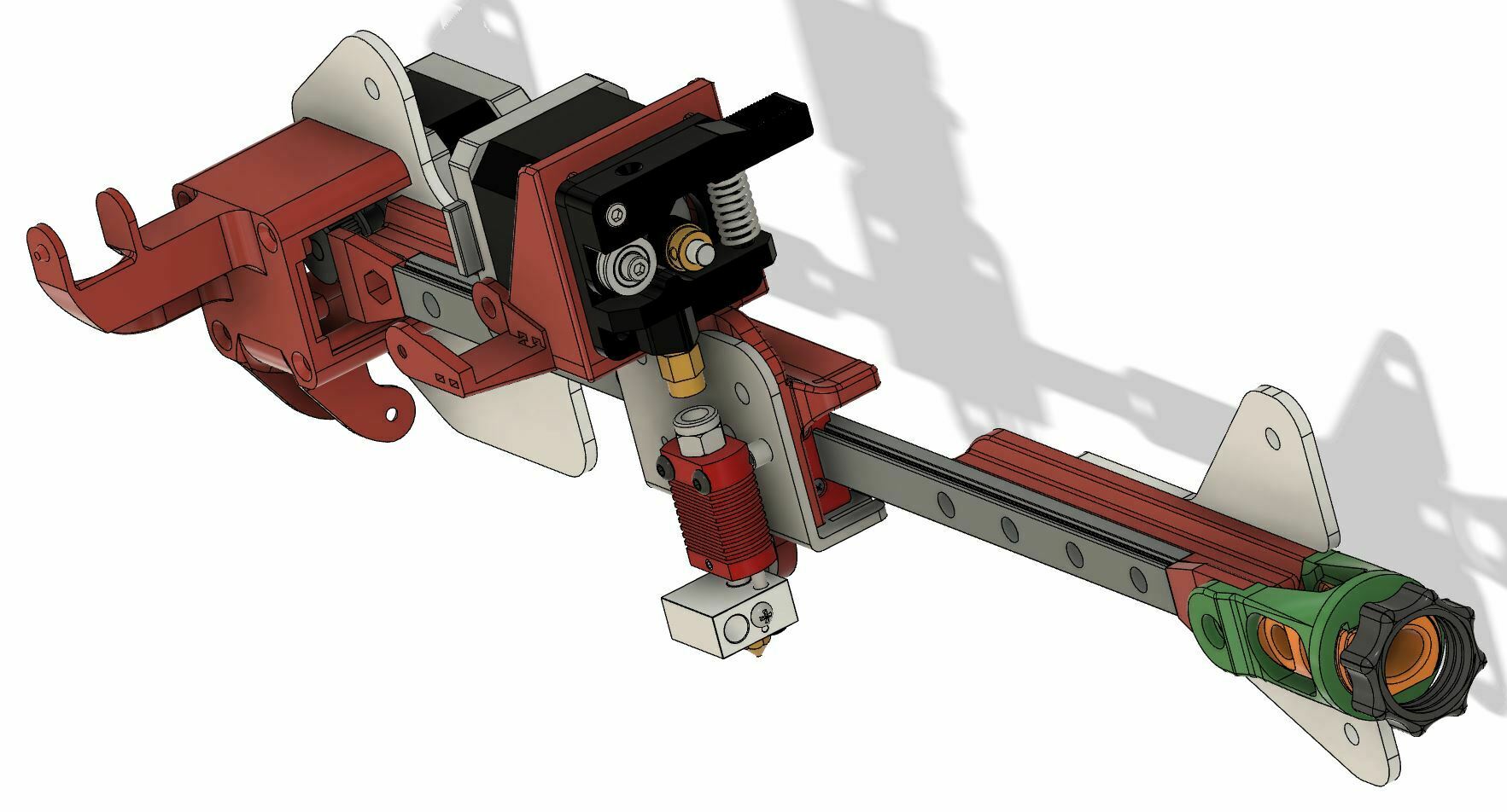 📷 AIO MGN12H X linear rail Direct Drive or Bowden Ender3 (No 2020 extr ...