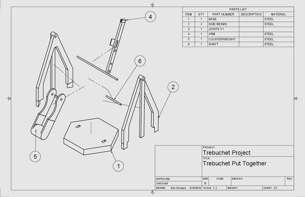 Free 3D file Trebuchet 🧞‍♂️ ・3D printable model to download・Cults