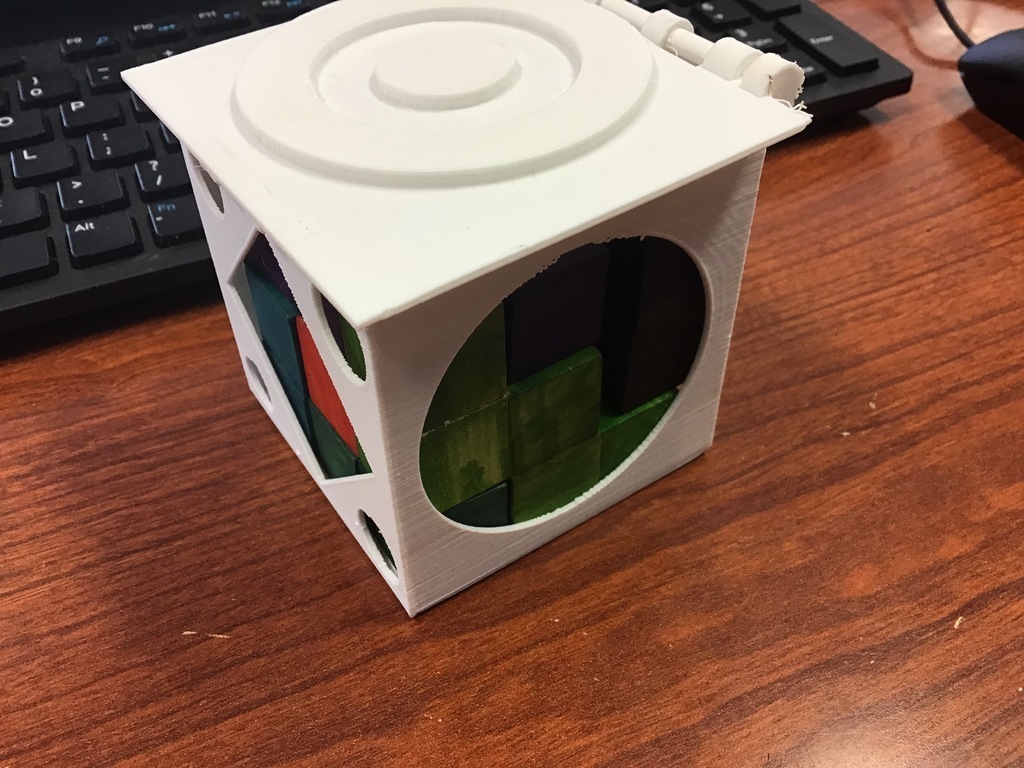 Free 3D file Puzzle Cube Box 🧩 ・3D printable model to download・Cults
