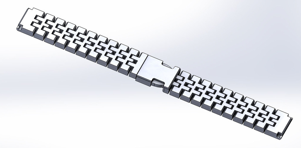 Free 3D file watch bracelet ⌚ ・Design to download and 3D print・Cults