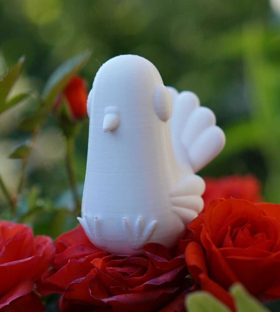 🐦 Sitting Pigeon・Free 3D File for ・Cults