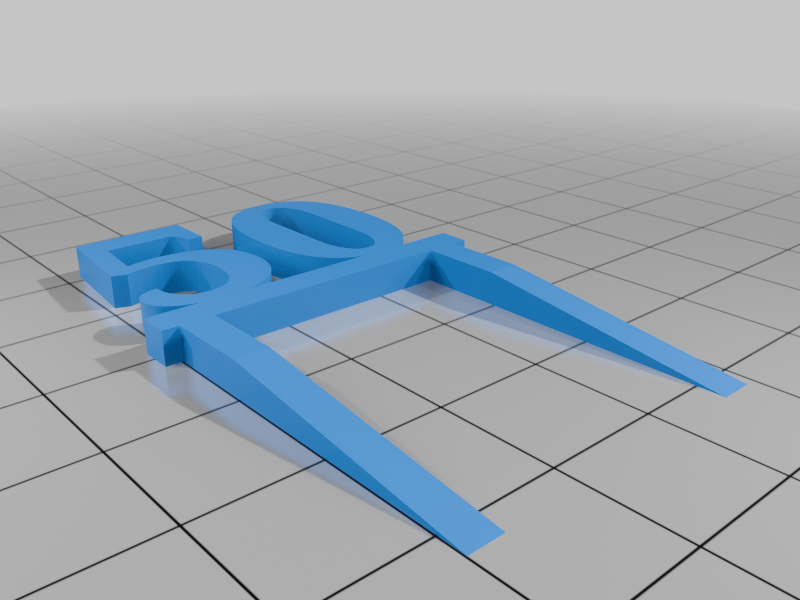 🎂 50th Birthday・Free 3D File for ・Cults