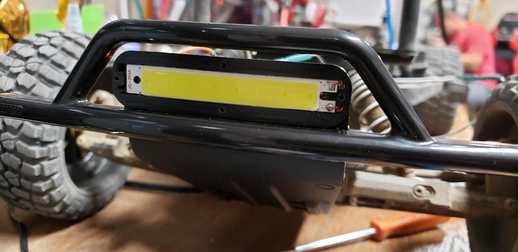 🔩 Traxxas Bumper LED Bar for Raptor or Slash to bolt on (RPM Bumper kit ...