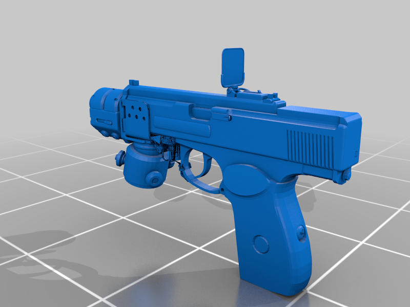 💜 Atomic Heart Gun and Magazin・Free STL File for 3D printing・Cults