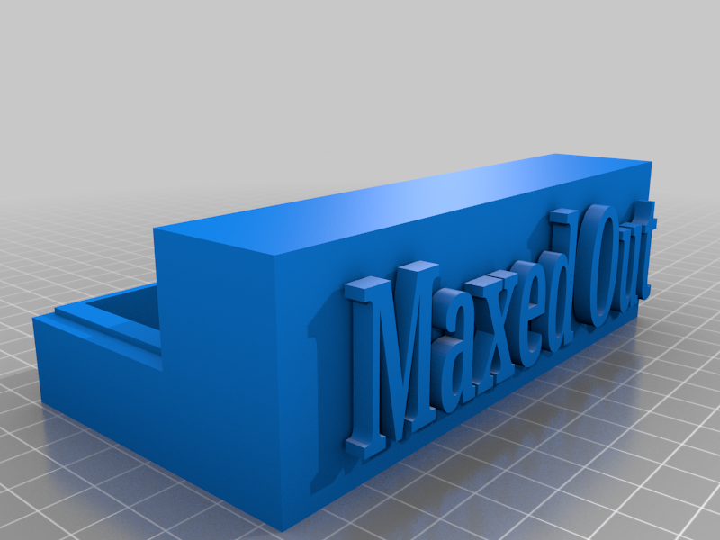 3D-Datei Maxed Out Zeichen 🚩 kostenlos・Design für 3D-Drucker zum ...