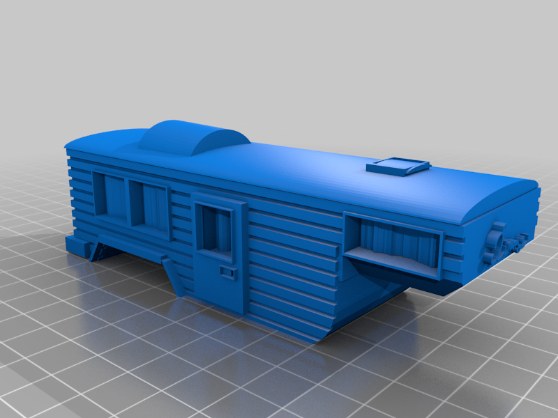 Free 3D file old fifth wheel trailer 👴 ・Object to download and to 3D ...