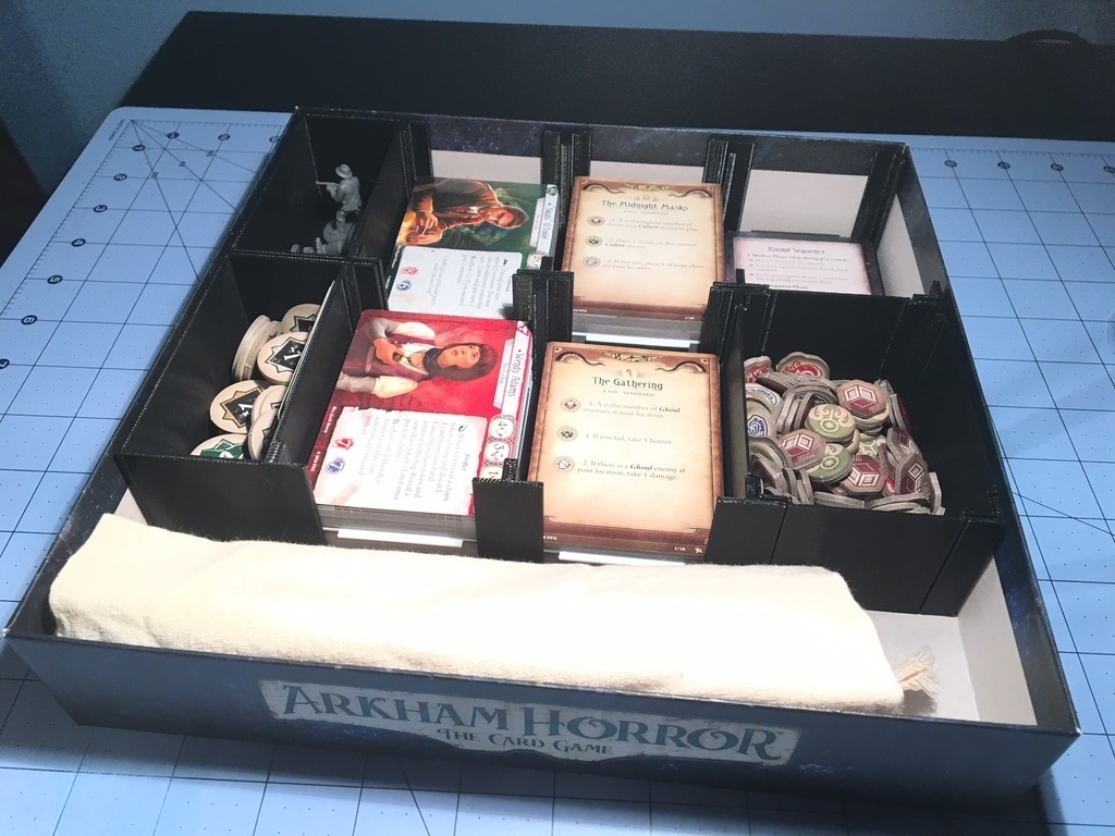 Free 3D file Arkham Horror LCG Card Tray (unsleeved) 🎲 ・Object to ...