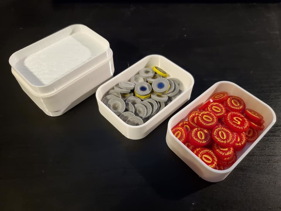 🪢 Stacking Token Trays (TPU Filament)・Free 3D File for ・Cults