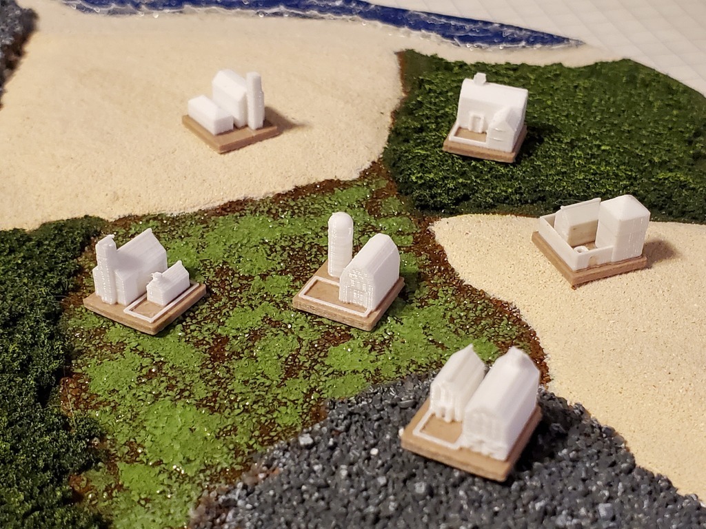 免费 3D 文件 Spirit Island Towns/Cities 🏝️ ・可下载 3D 打印机设计・Cults