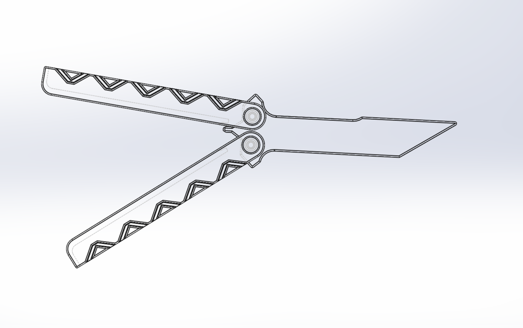 3D file Balisong // ButterFly Knife 🦋 ・3D print object to download・Cults