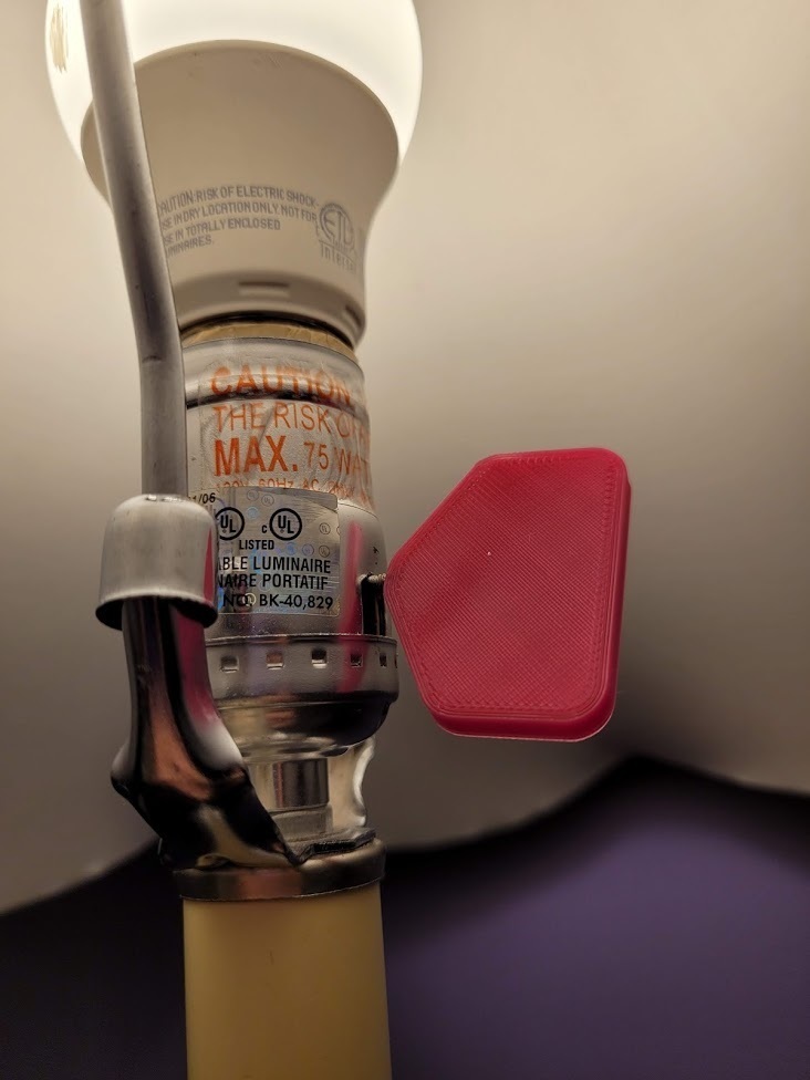 🔦 Basic Lamp Key/Knob replacement (~15 mins print)・Free 3D File for ・Cults
