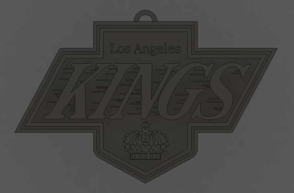 🗝️ 1989 LA Kings Chevy logo・Fichier STL Gratuit pour Impression 3D・Cults