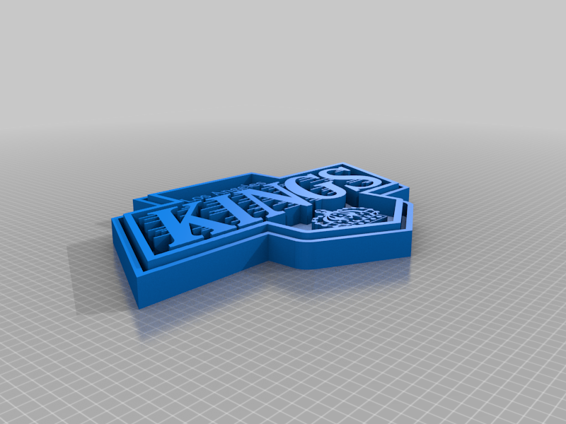 🗝️ 1989 LA Kings Chevy logo・Free STL File for 3D printing・Cults