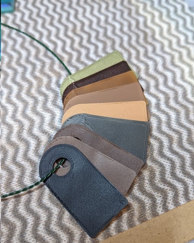 3D printing Color Charts, Color Cards, Farbkarten・Cults