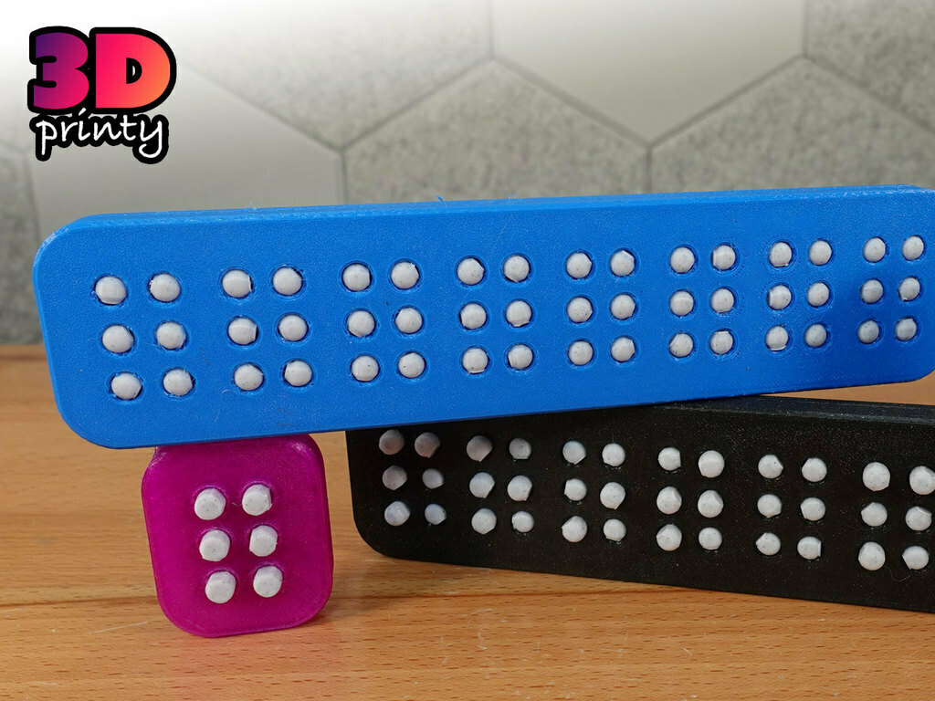🎒 Braille Training Cell - 6MM・Free 3D File for ・Cults