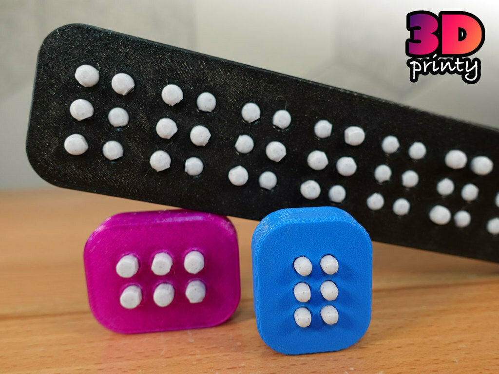 Free 3D file Braille Training Cell - 4.5MM 🎒 ・3D printing idea to ...