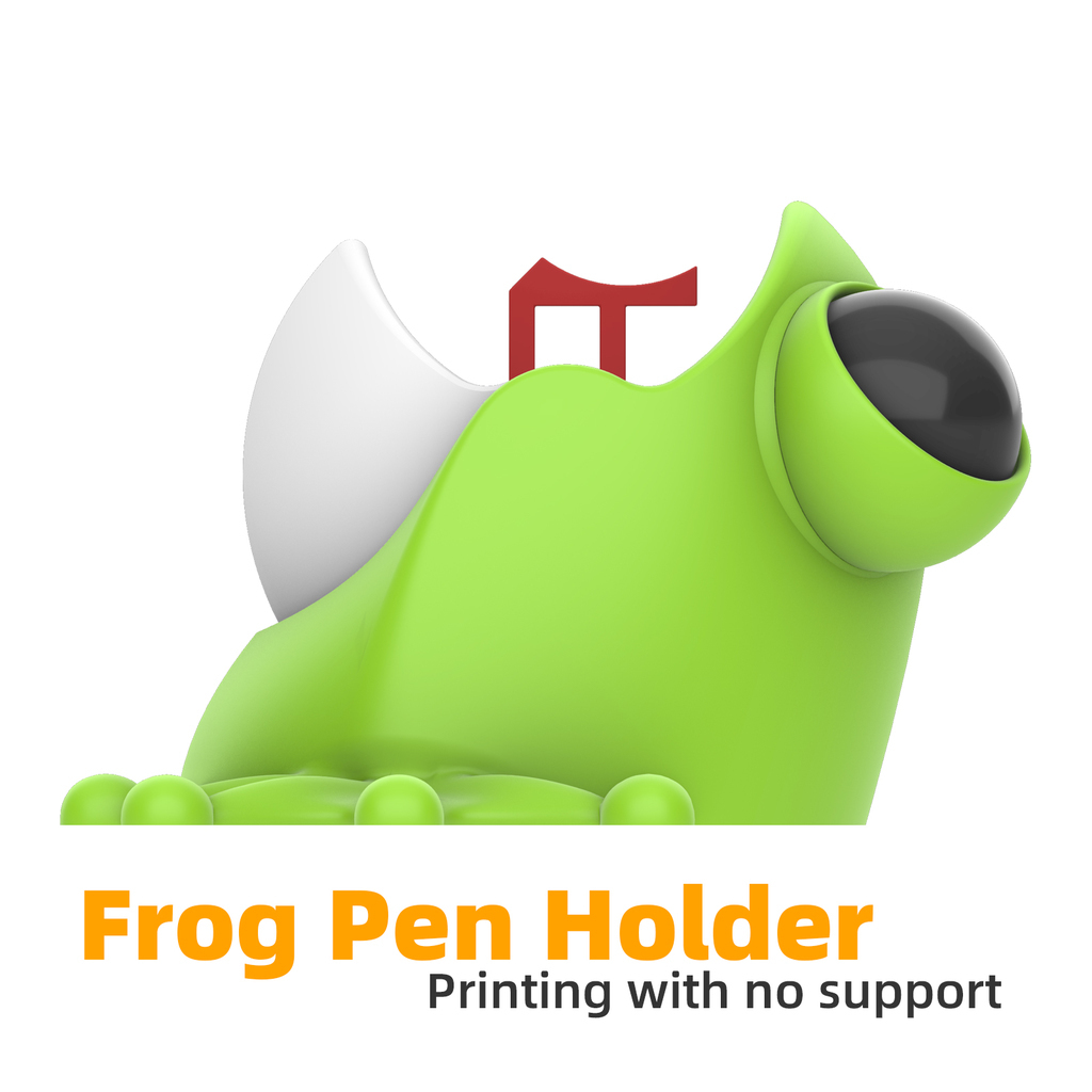 🐸 Frog Pen Holder・Free 3D File for ・Cults
