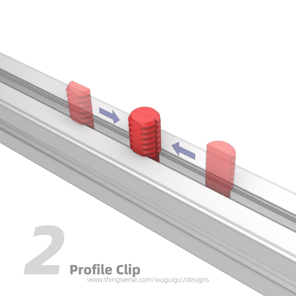 Free 3D file Profile Clip 📦 ・3D printable model to download・Cults