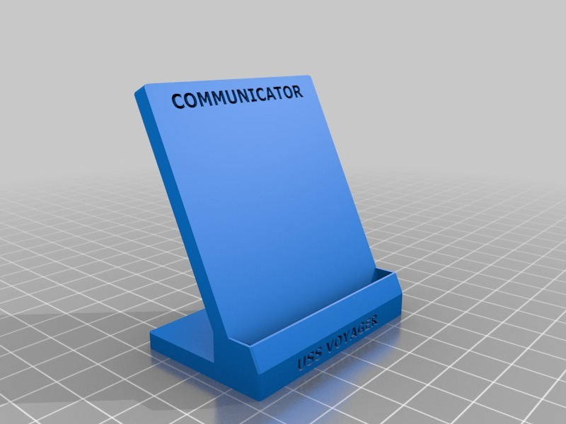 ⭐ Star Trek Voyager - Holder for Communicator and EMH mobile Emitter ...