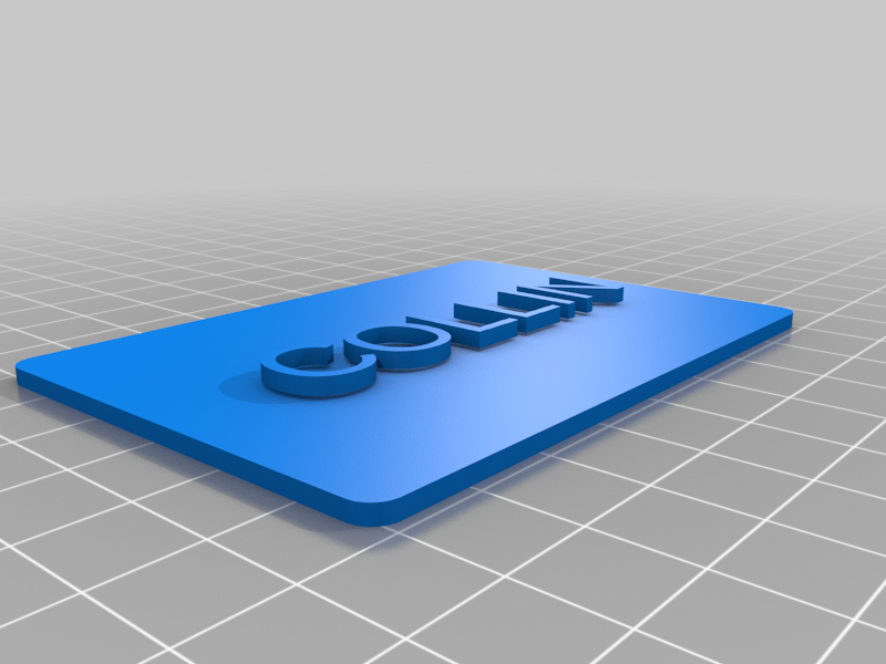 Бесплатный 3D файл CollinMy Customized My Clever Name Tag 🚩・Шаблон для ...