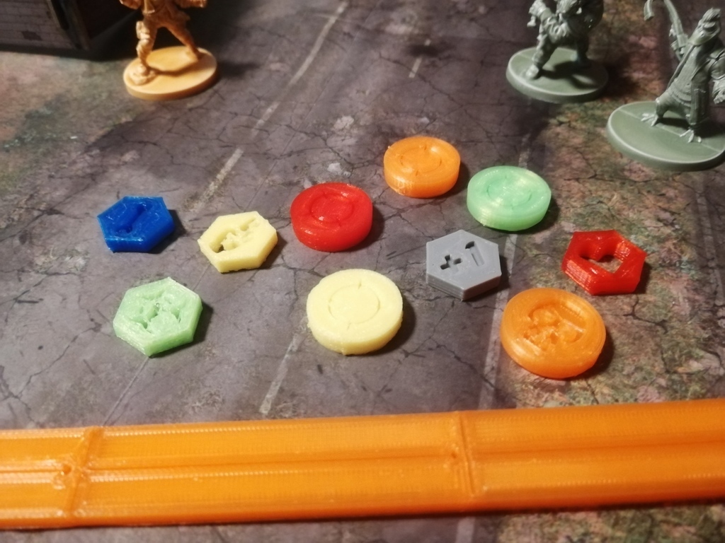 Free 3D file Mutant: Year Zero - Zone Wars Tokens 🧸 ・3D printing design ...