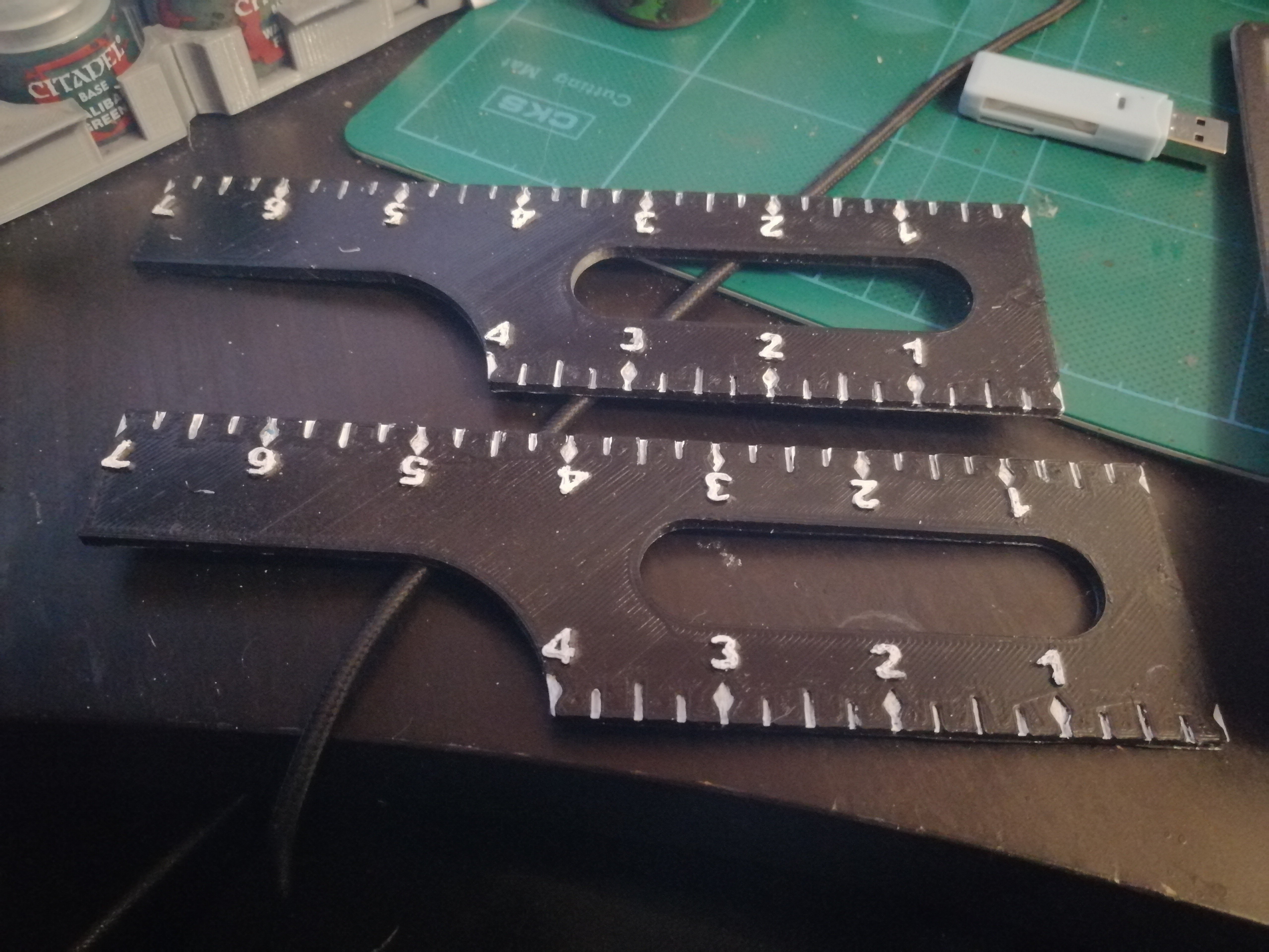 3D printed Fantasy Wargame Terrain - Movement Ruler・Cults 3D printed Fantasy Wargame Terrain - Movement Ruler・Cults