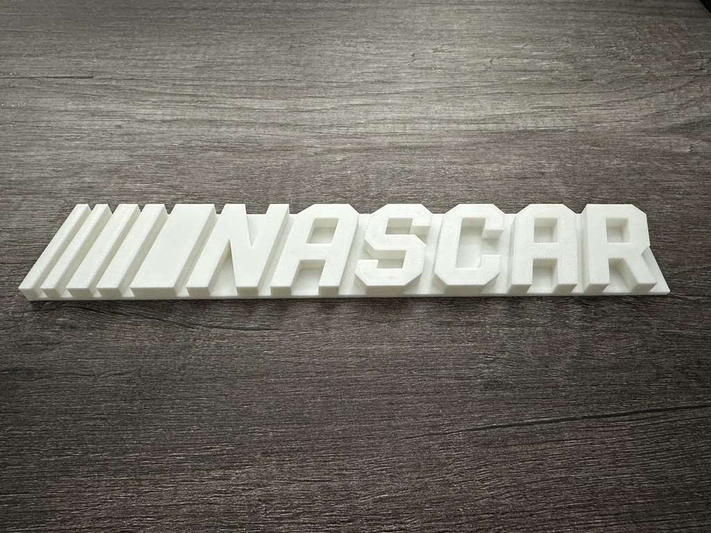 Free 3D file NASCAR Logo Plate 🧞‍♂️ ・3D print object to download・Cults