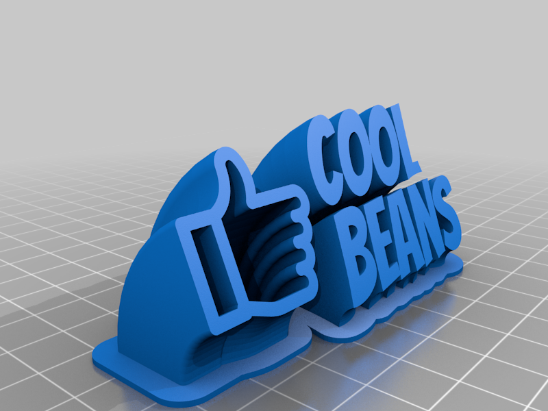 Free 3D file Cool Beans 🆒 ・3D printing design to download・Cults